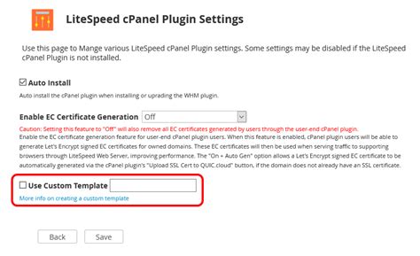 Cpanel Plugin For Litespeed Web Server Litespeed Documentation