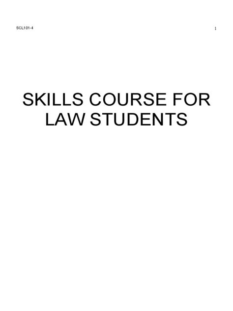 Scl1501 Notes Pdf Judgment Law Argument