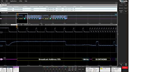serial triggering and analysis tektronix