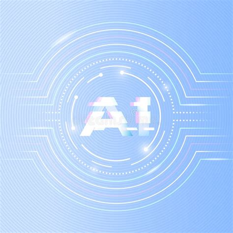 The Concept Of Artificial Intelligence Ai Stock Vector Illustration Of Future Marketing
