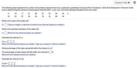 Solved Question Help The Following Data Represent The Chegg