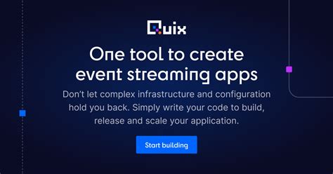 Get Started With Quix Streams