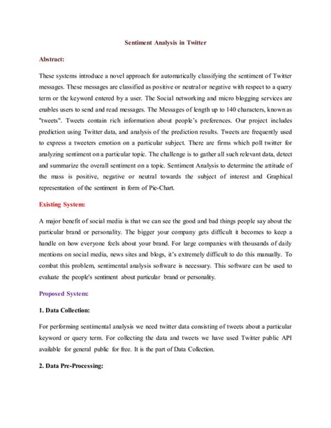 Sentiment Analysis In Twitter Using Python Docx