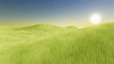 vibrant grass shader