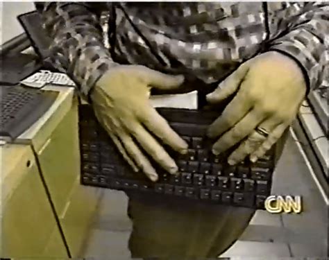 Ibm Model M4 1 Modified As A Vr Controller Spotted In 1997 Ted Selker Trackpoint Inventor