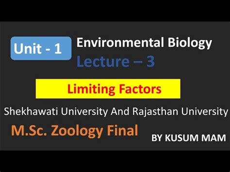 Limiting Factor Science