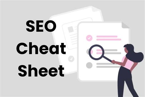 seo cheat sheet for blogs basic guide for website owners