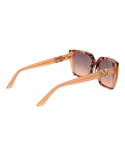 Marciano By Guess Multicolor Acetate Sunglasses In Brown Lyst