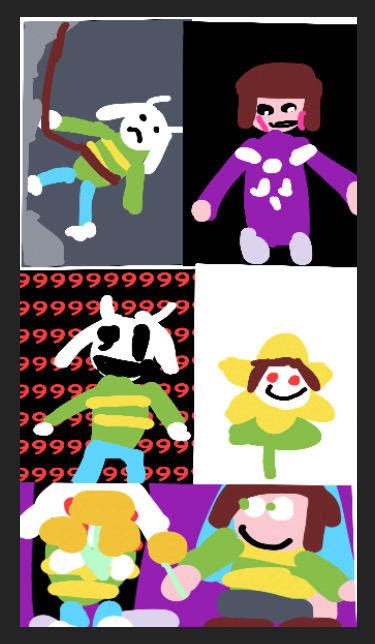 Chara And Asriel Swap Places By Sadsamjam On Deviantart