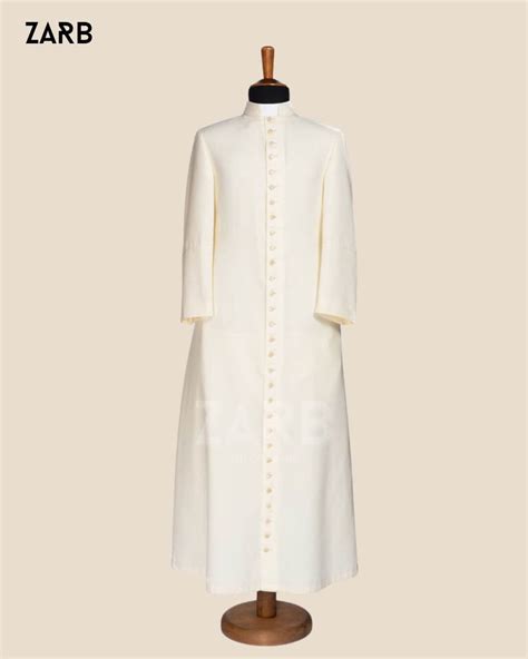 White Papal Cassock Custom Tailored Dominican Roman Soutane Zarb