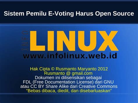 E Voting Harusnya Open Source Pdf