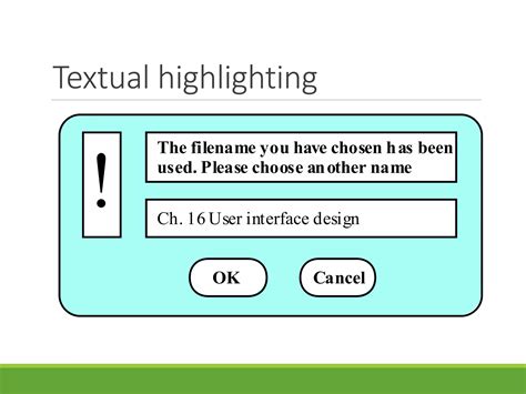 Hci User Interface Design Principals Ppt