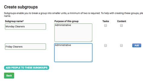 Subgroups