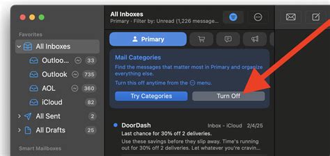 How To Disable Mail Categories On Mac