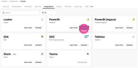 setup power bi connection with tekst tekst