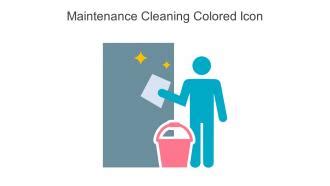 Maintenance Cleaning Colored Icon In Powerpoint Pptx Png And Editable Eps Format PPT Slide