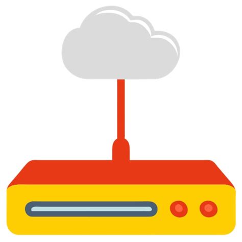 Premium Vector Ethernet Network Icon Colored Shapes