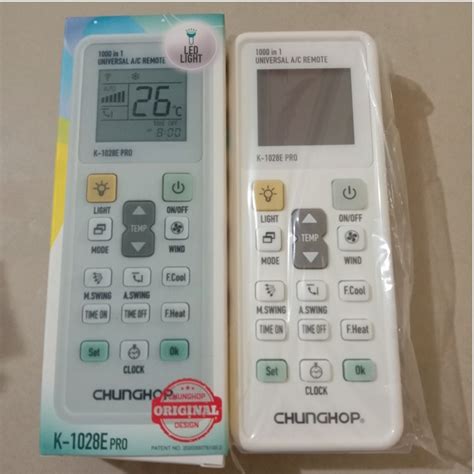 Jual Remot Ac Universal K 1028 E Chunghop Shopee Indonesia