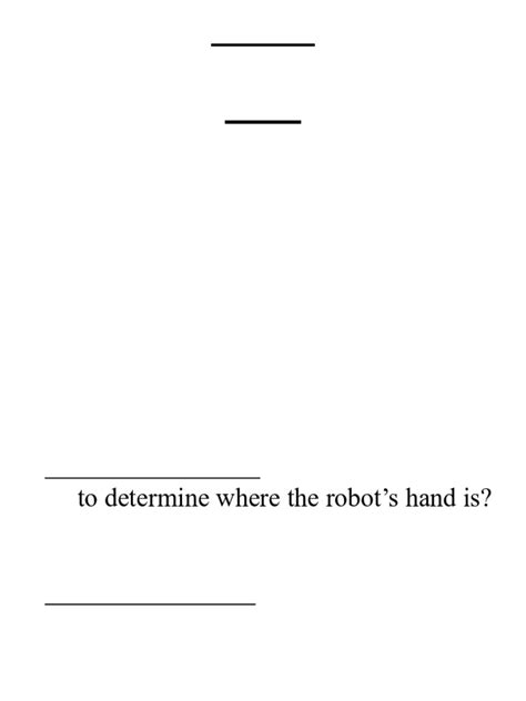 Robot Arm Kinematics Dh Ir Pdf Matrix Mathematics Kinematics