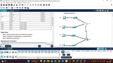 tugas 5 jarkom implement a subnetted ipv6 addressing scheme youtube