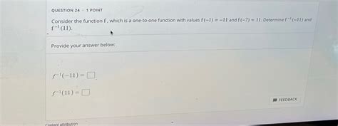 solved question 24 1 ﻿pointconsider the function f ﻿which
