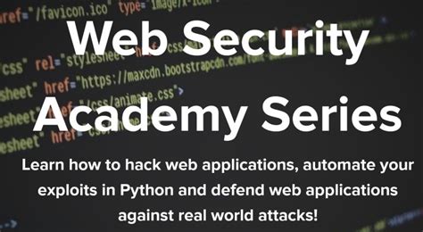 Buy Web Security Academy Series By Trend9ja On Selar