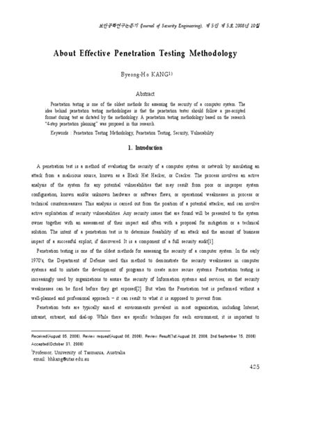 Effective Penetration Testing Pdf Penetration Test Vulnerability Computing