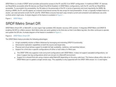 Srdfmetro Implementing Dell Srdf Sra With Vmware Srm Dell Technologies Info Hub