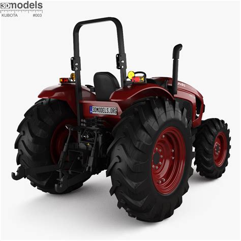 Kubota M5 091 Tractor 2025 3d Model Download Tractor On