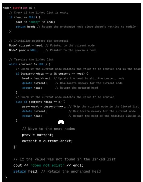Solved Node ﻿first Int ﻿check If The Linked List Is