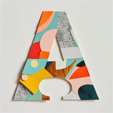 Alphabet A Art Shape Paper Premium Photo Illustration Rawpixel