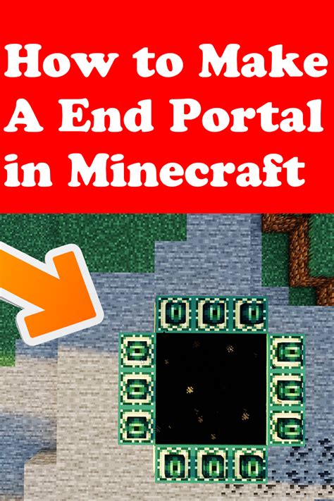 How To Make An End Portal In Minecraft