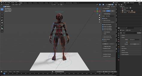goule creature rigged (Auto rig pro) - Blender Market