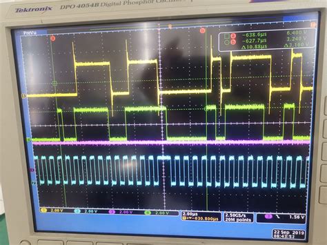 Adc128s102 Something Strange Dout Are Clocked Out On The Rising Edges Of The Sclk Data