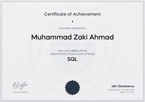 Muhammad Zaki Ahmad On Linkedin Sql Dataanalysis Datascience