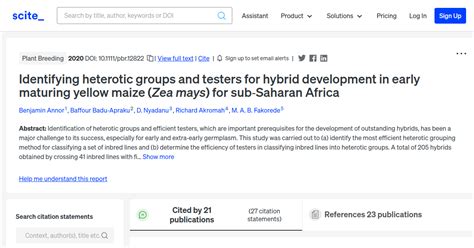 Identifying Heterotic Groups And Testers For Hybrid Development In Early Maturing Yellow Maize