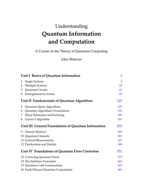 Quantum Computing Course Pdf Matrix Mathematics Norm Mathematics