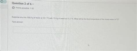 solved question 2 of 6 points possible 1 00 suppose you