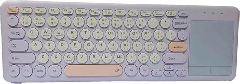 Dual Modes Slim Mini Keyboard With Touch Pad Bluetooth 2 4GHZ USB For Windows Android IOS