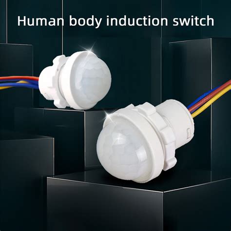 Automatic Sensor Light Switch Led Human Body Sensor Infrared Sensor Detection Infrared Pir Probe