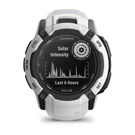 Instinct 2x Solar Solar Smart Watch With Led Flashlight Whitestone Smartwatches Garmin