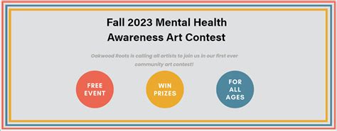 Mental Health Awareness Community Art Event By Oakwood Roots