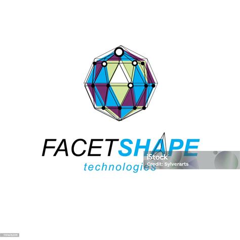 기술 회사 기호입니다 벡터 추상적인 3d 기하학적 모양 다각형 그림 그림입니다 0명에 대한 스톡 벡터 아트 및 기타 이미지 0명 3차원 형태 가장자리 Istock