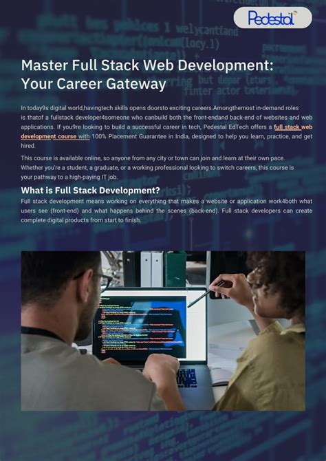 Ppt Master Full Stack Web Development Your Career Gateway Powerpoint Presentation Id14332110