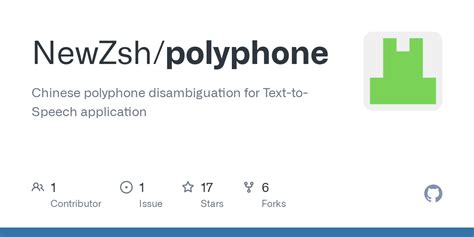 Github Newzshpolyphone Chinese Polyphone Disambiguation For Text To