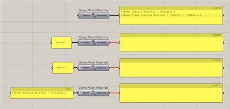 query model materials match method bug grasshopper mcneel forum