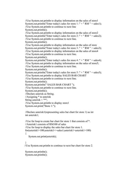 Java Codes Output Preliminary Level Pdf