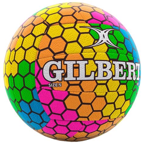 Gilbert Netball Ball Glam Netball Hex Topline Sport