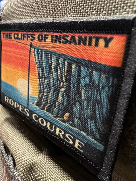 Climb The Cliffs Of Insanity Morale Patch By Redheaded Productions