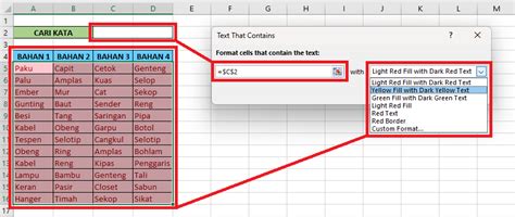 Membuat Kolom Pencarian Di Excel Dengan Conditional Formatting Ketutrare